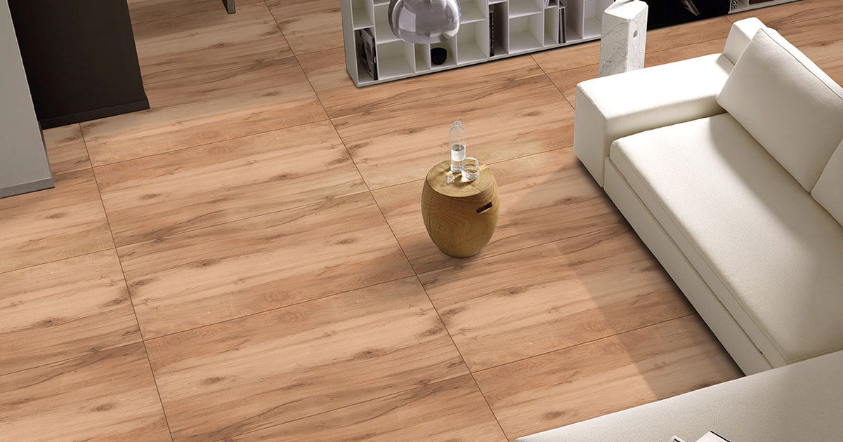 Design floor tile trends for 2024 and designs for living room