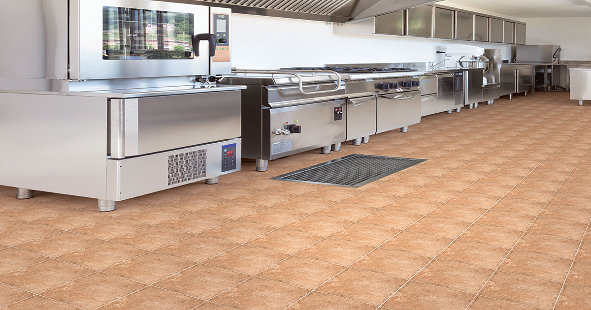 Slip-Resistant Tiles for Wet & Greasy Kitchen Areas - H&R Johnson